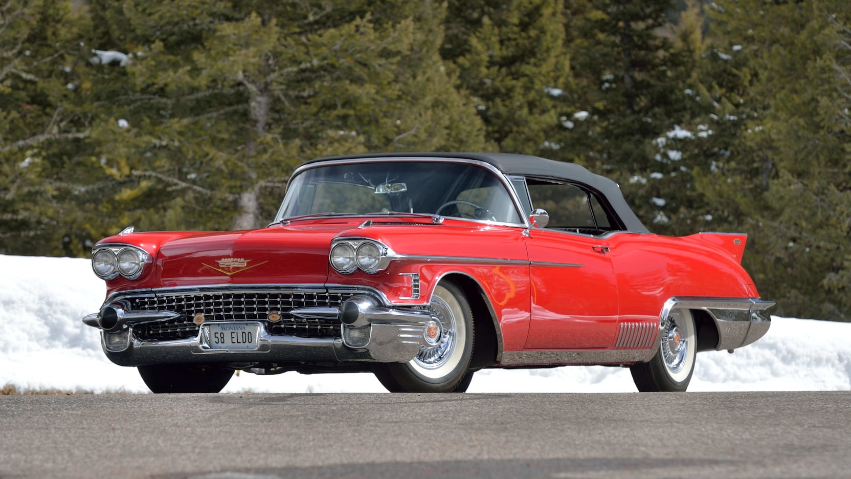The 1955–58 Cadillac Eldorado brought a rise in power … and tailfin ...