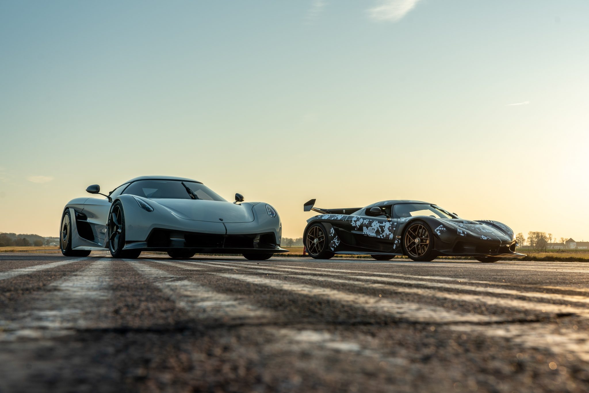 Check out all three new Koenigseggs out in the sunshine | Hagerty Media