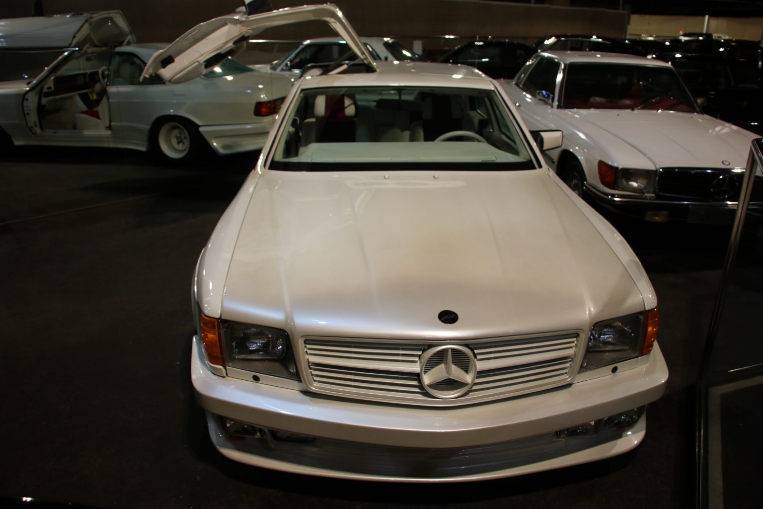 Blessed by the sight of two Mercedes-Benz 1000 SEC Gullwing Coupes ...