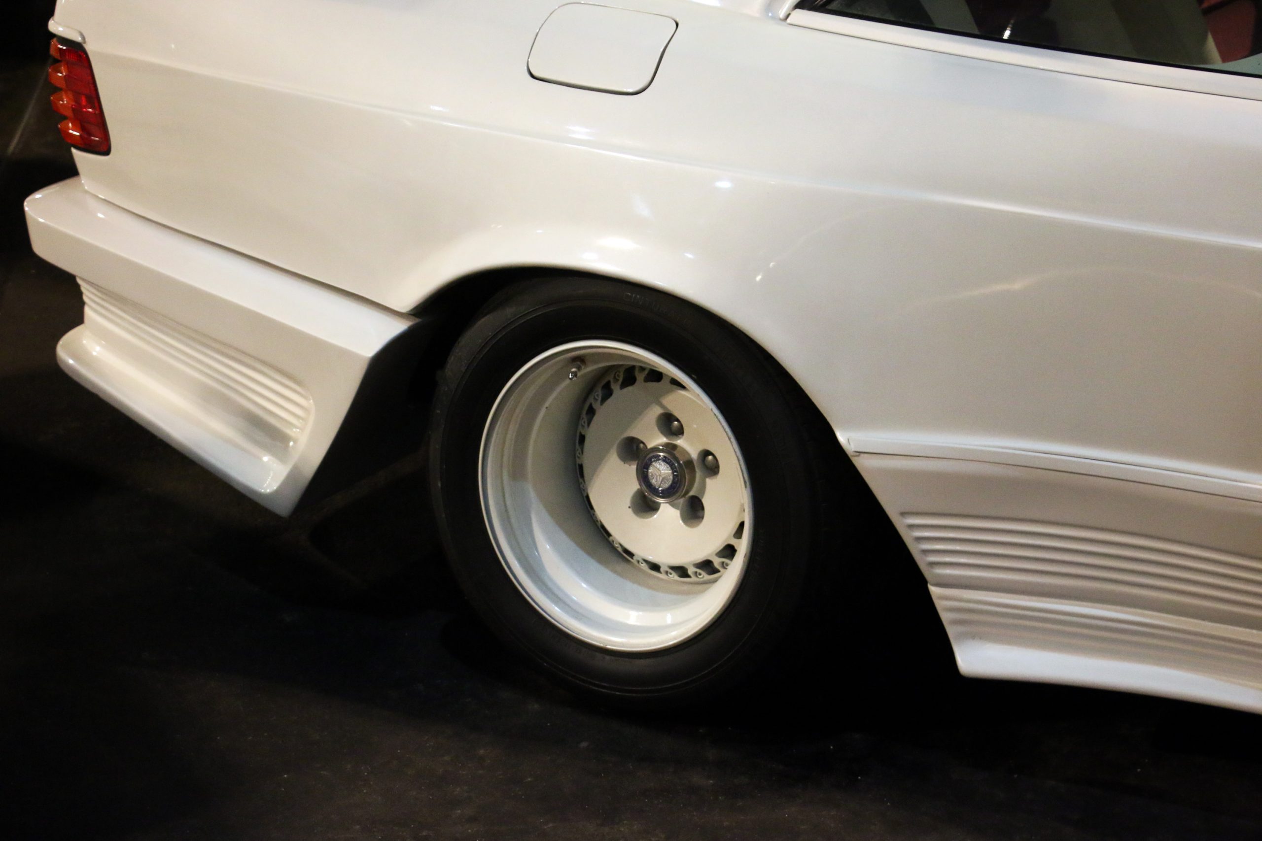 Blessed by the sight of two Mercedes-Benz 1000 SEC Gullwing Coupes ...