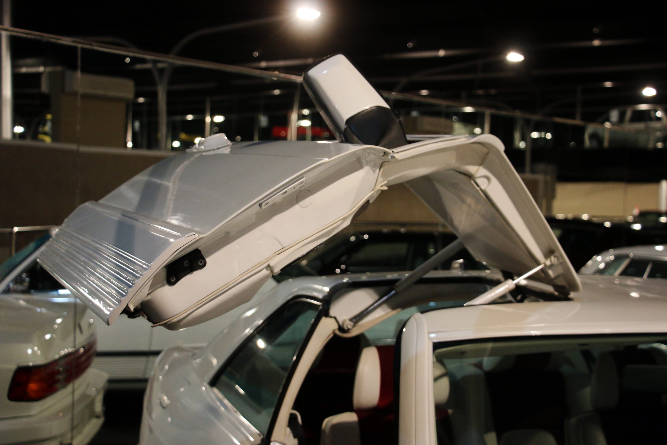 Blessed by the sight of two Mercedes-Benz 1000 SEC Gullwing Coupes ...
