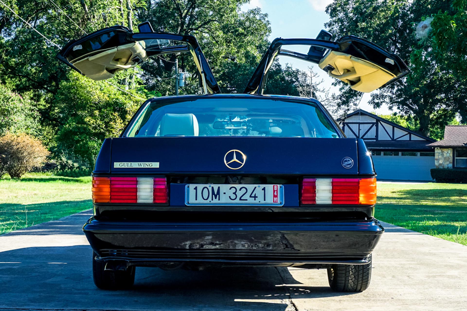Blessed by the sight of two Mercedes-Benz 1000 SEC Gullwing Coupes ...
