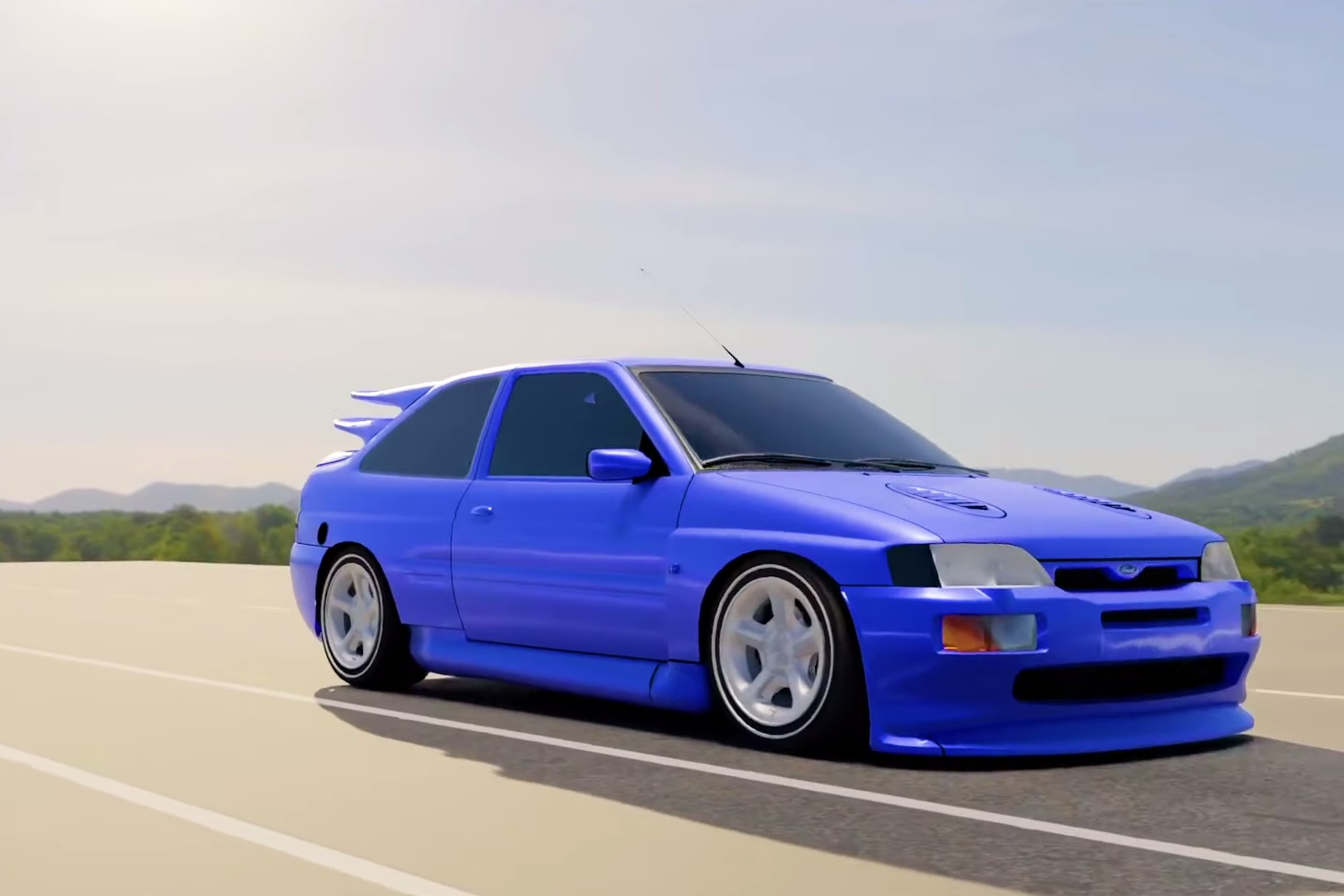 Why the Escort Cosworth couldn't come with its original triple wing ...