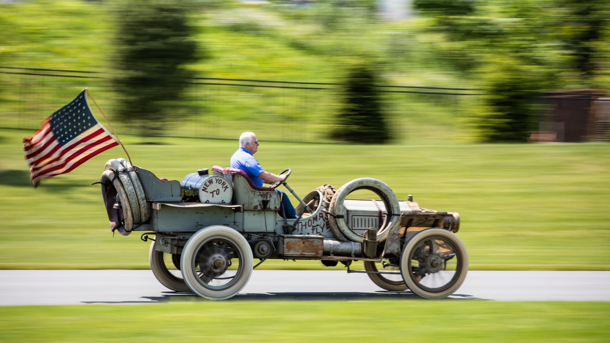 The 1907 Thomas Flyer circled the globe in 169 days—without roads or ...