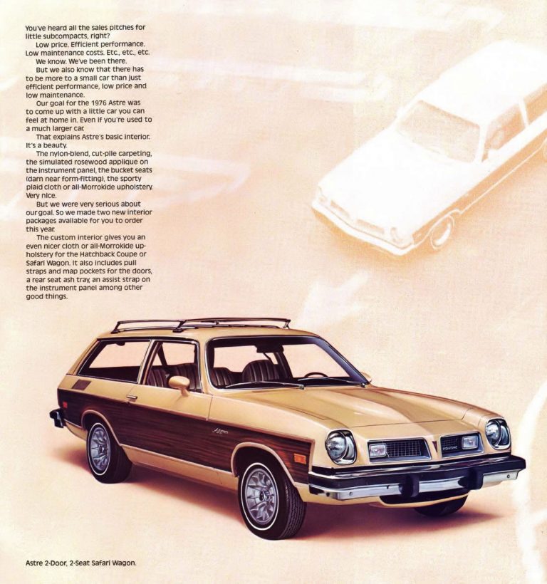 1976 Pontiac Astre Safari: The Vega's nearly forgotten sibling ...
