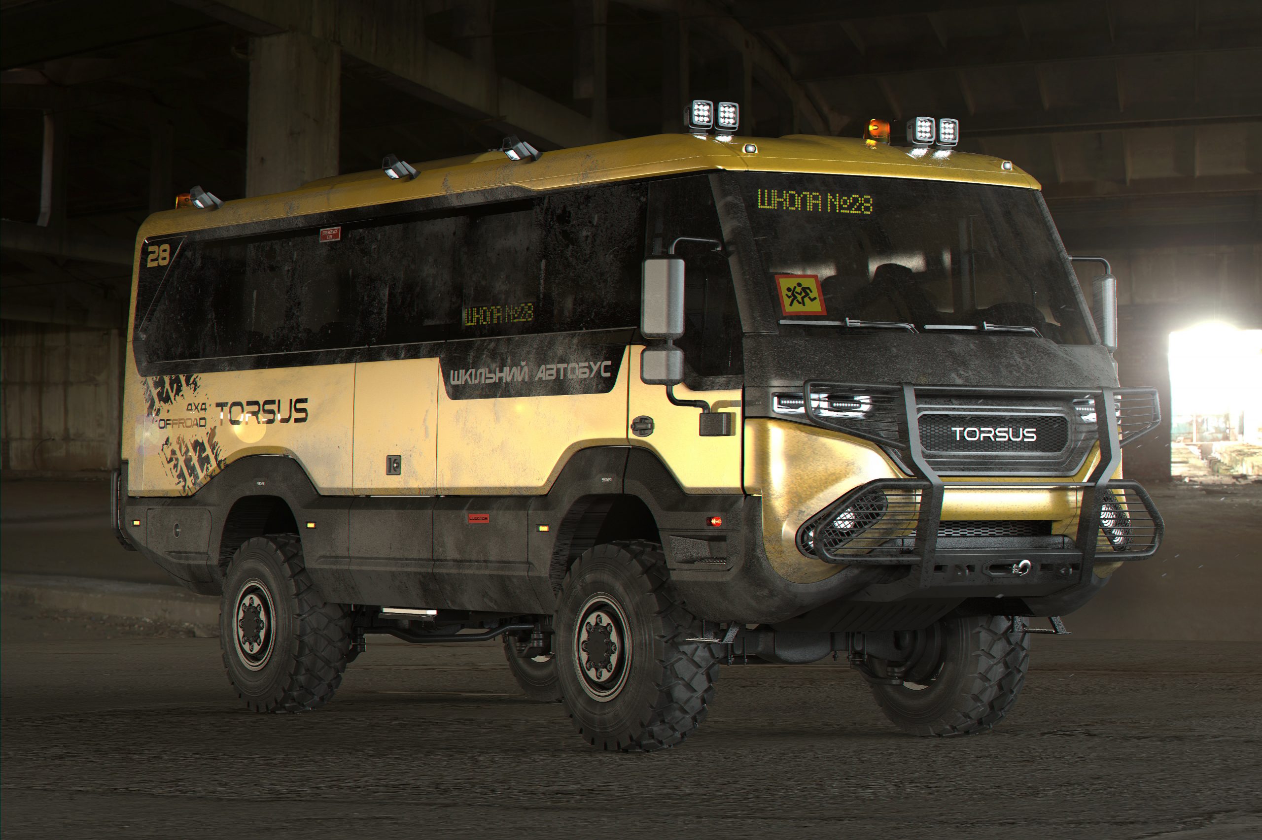 Check out this Czech-made school bus for the zombie apocalypse ...