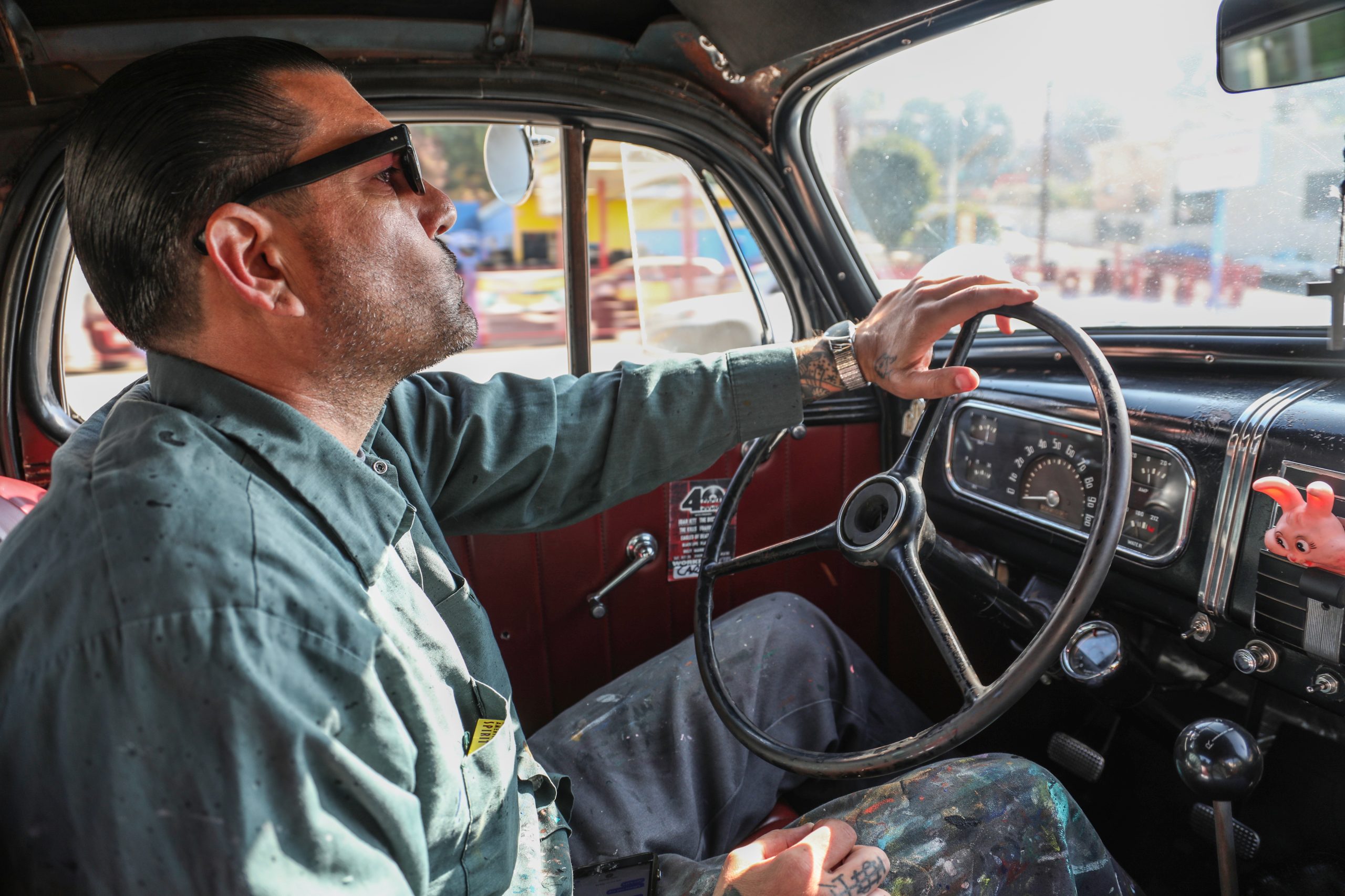 Grounded in the present, this artist builds his hot rods with an eye to ...
