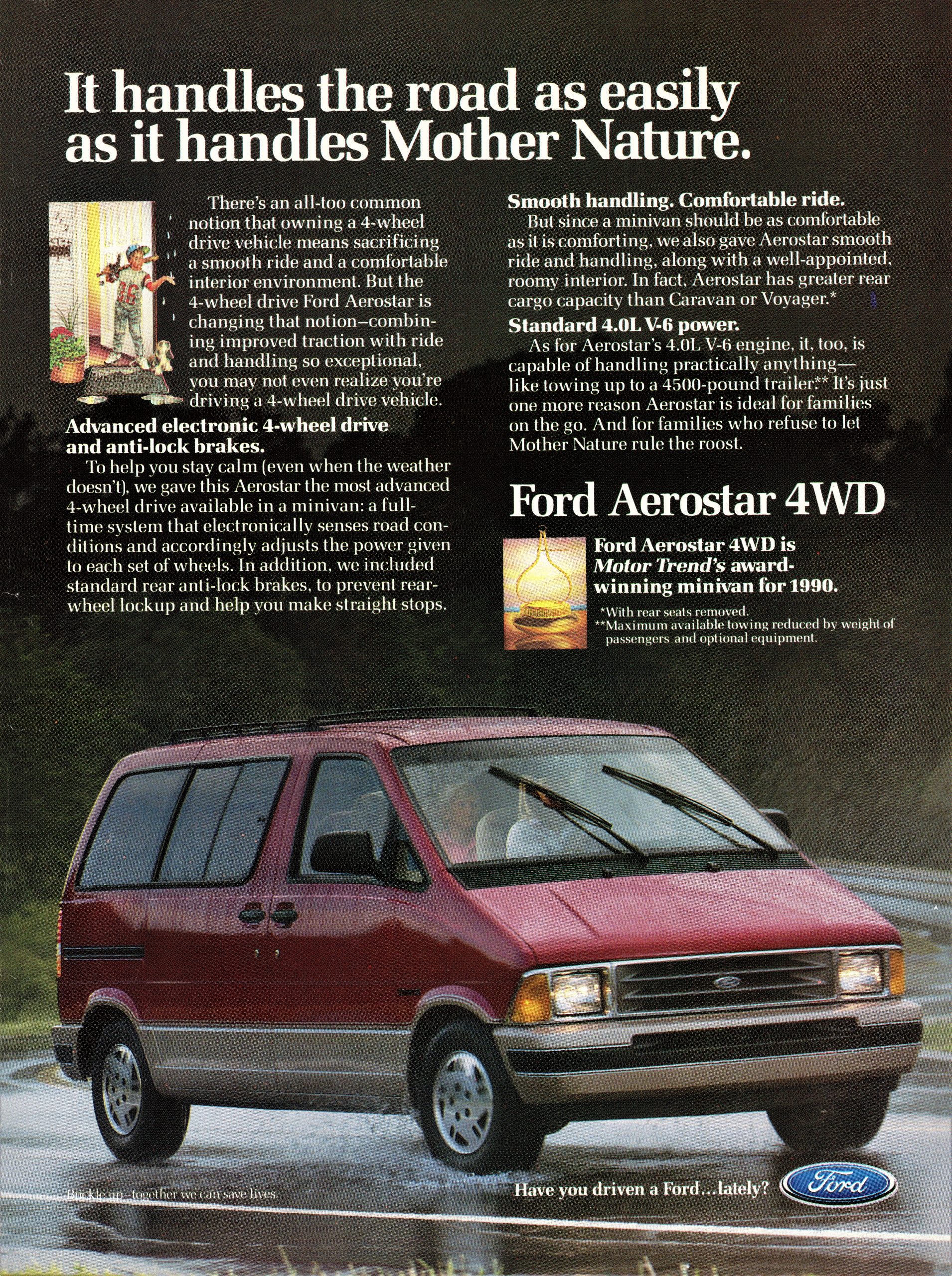 The Ford Aerostar Overshadowed By Chryslers Minivans Has Faded Into Undeserving Obscurity