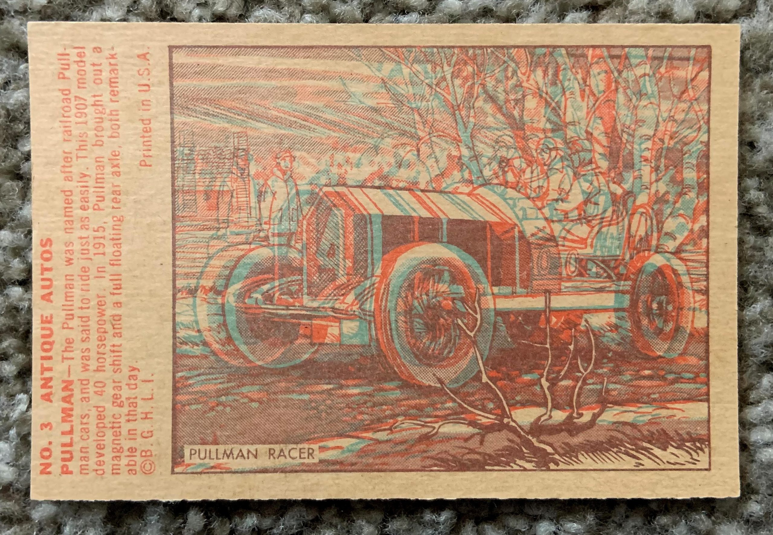 1953 Bowman Antique Auto collector cards are mini works of art ...