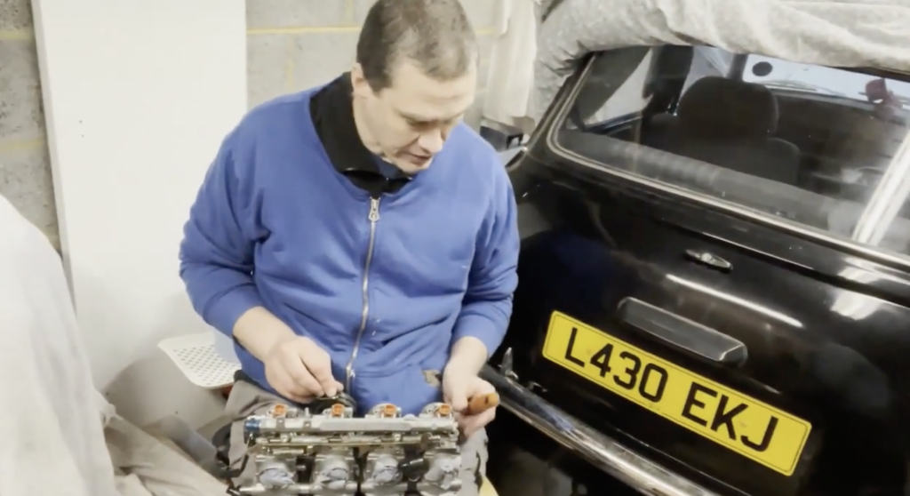 Witness this blind mechanic build a motorcyle-powered Mini - Hagerty Media