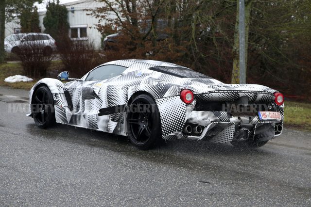 LaFerrari Look-Alike Spied Testing on Wet German Roads | IMSA