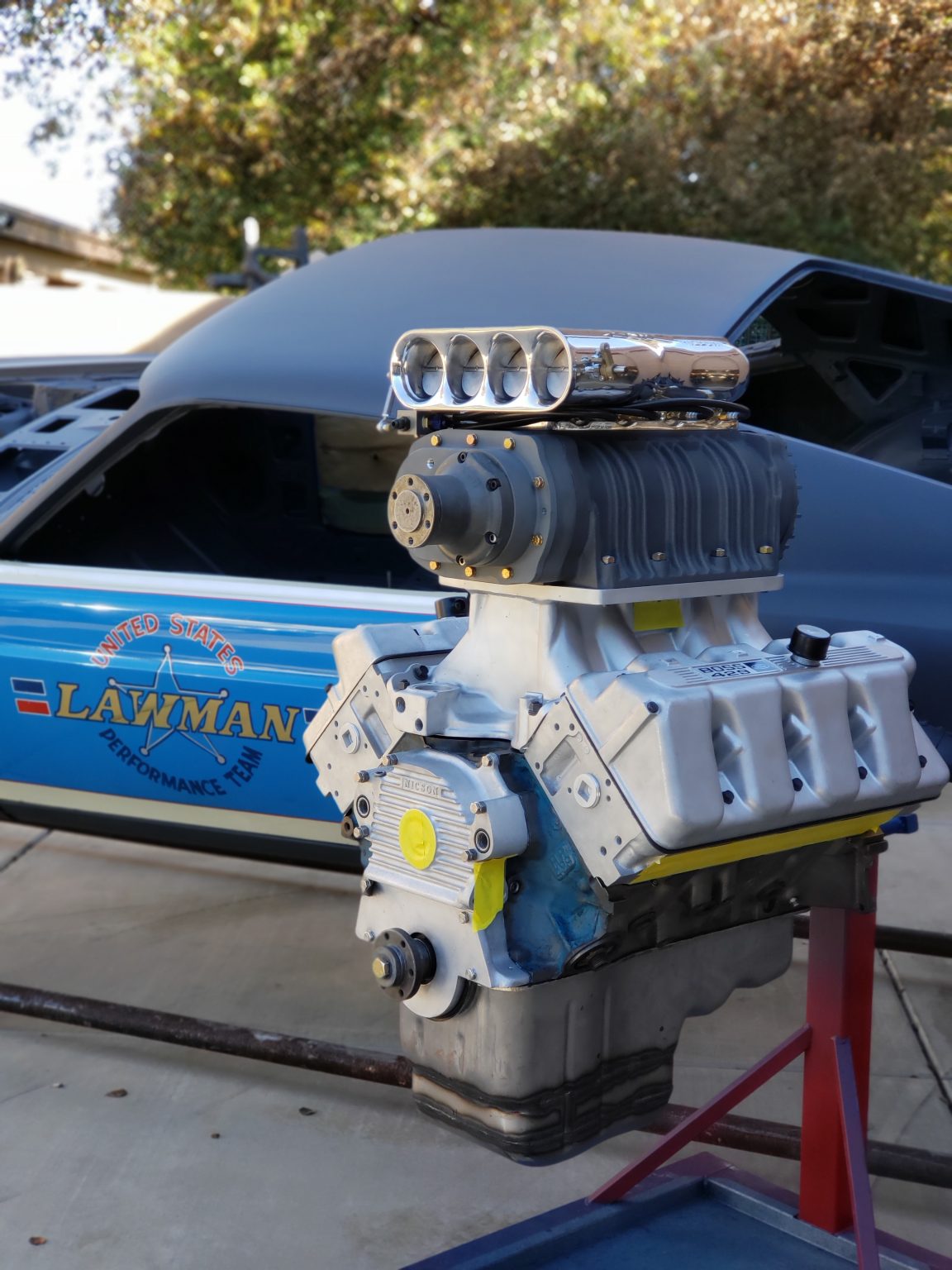 Lawman Mustang: The Boss 429 sent to war in the Pacific | Hagerty Media