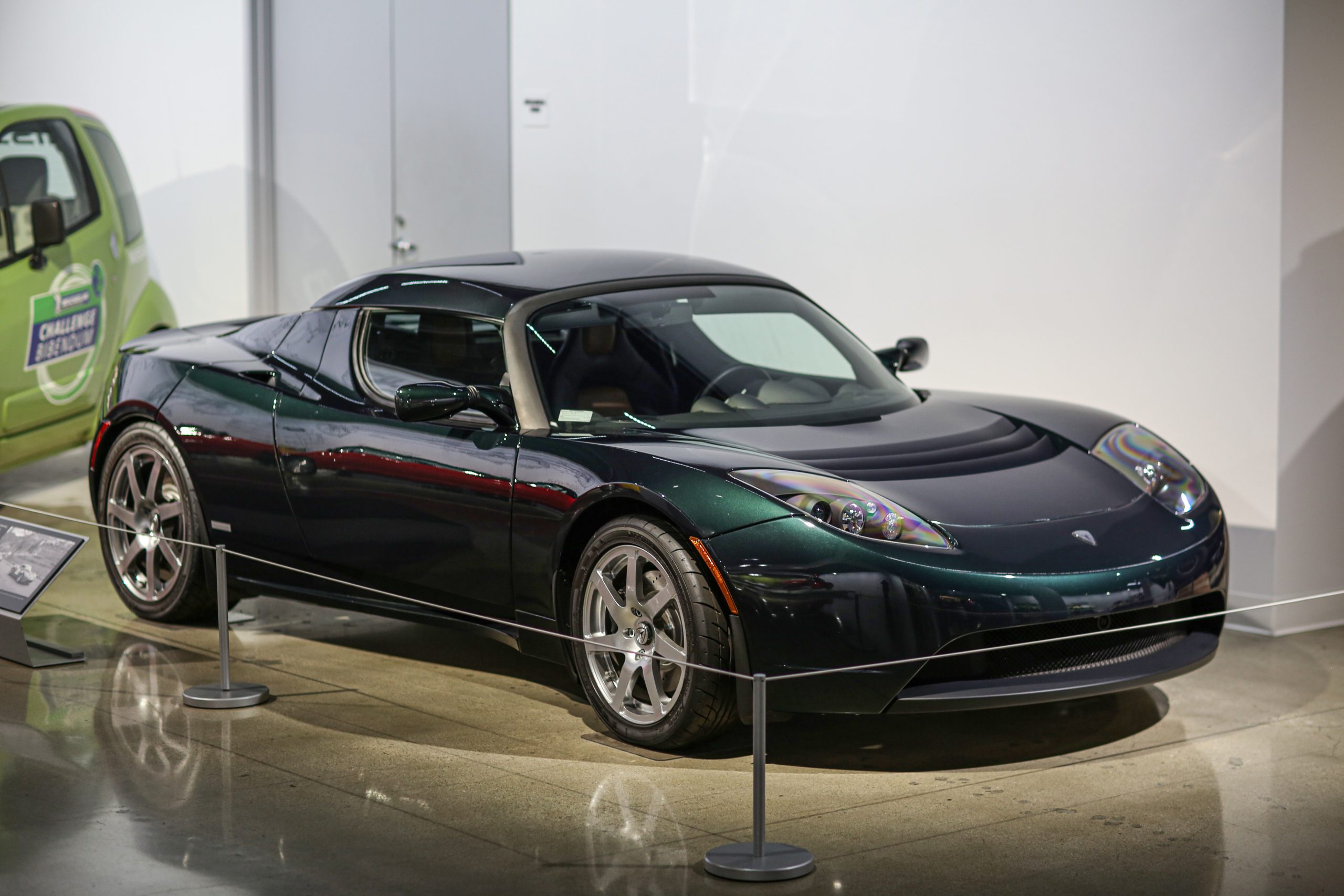 For two weeks, the Petersen Museum is putting the Tesla Roadster on a ...