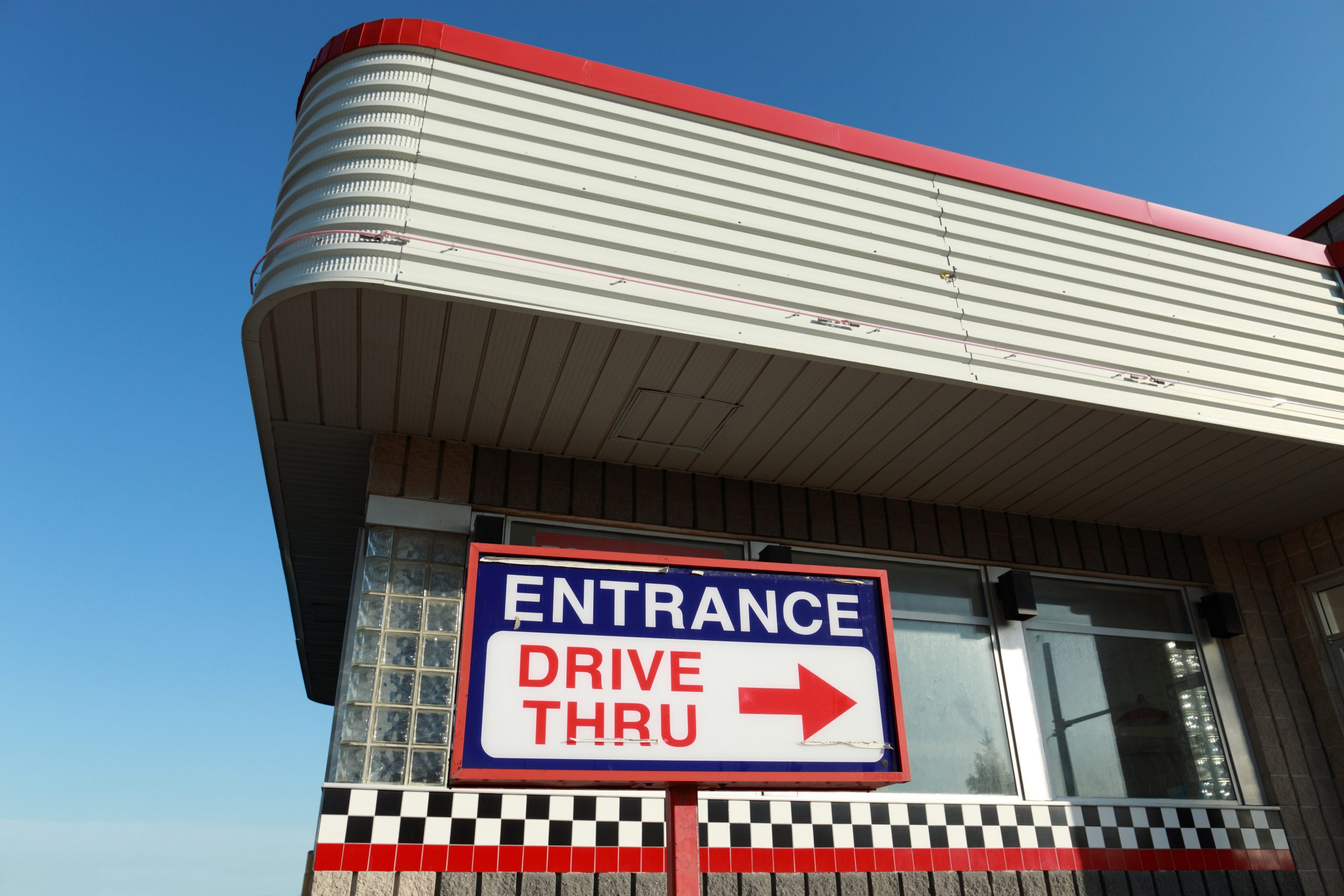 The first drive-thru banking window was introduced 75 years ago … or ...