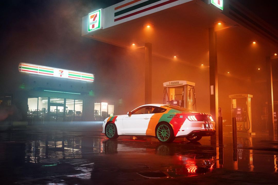 7-Eleven is giving away this snack-tastic "Model 711" Mustang - Hagerty ...