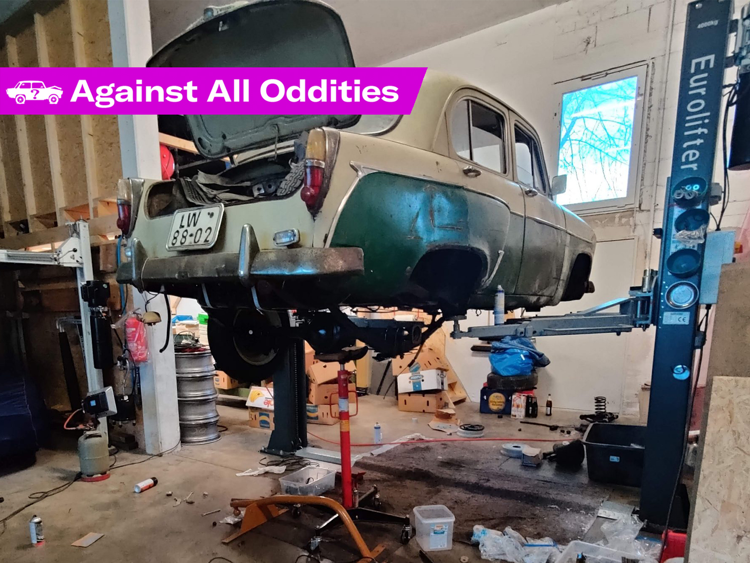 Against All Oddities: Don't forget your toothbrush ... and Moskvich 412 ...