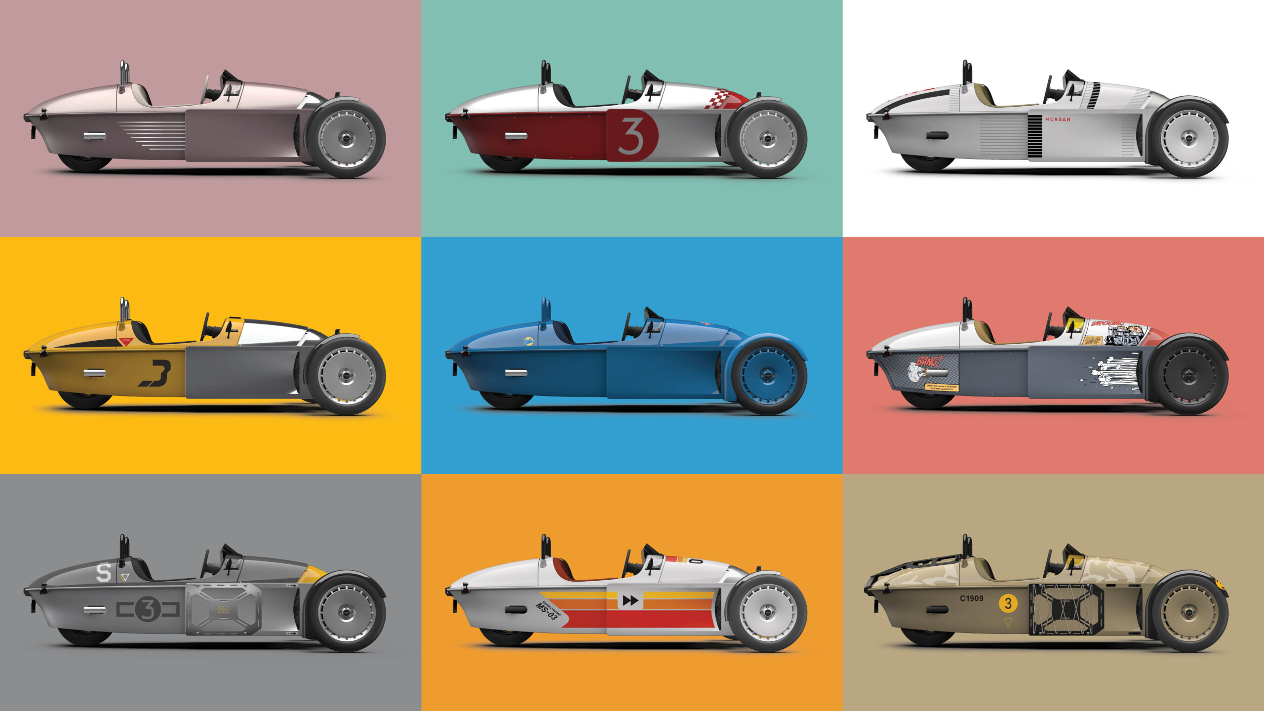 Morgan Shows Inspiration for Super 3 in Limited Edition Liveries ...