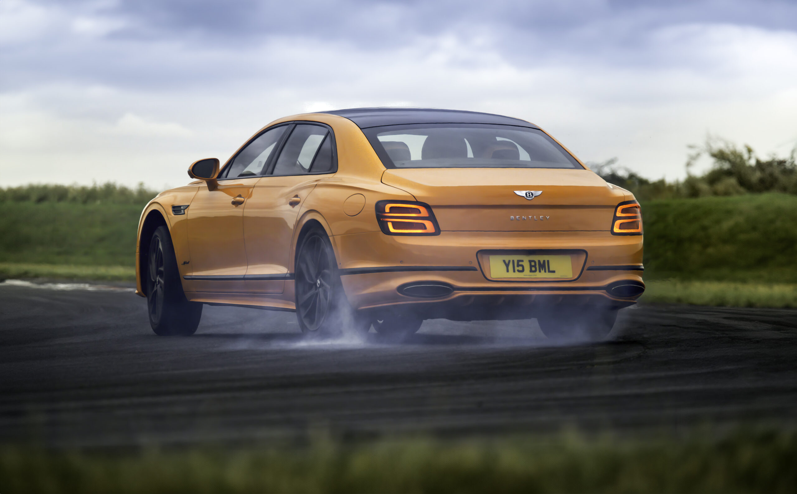 New Bentley Flying Spur Tears It up in Teaser Photo - Hagerty Media