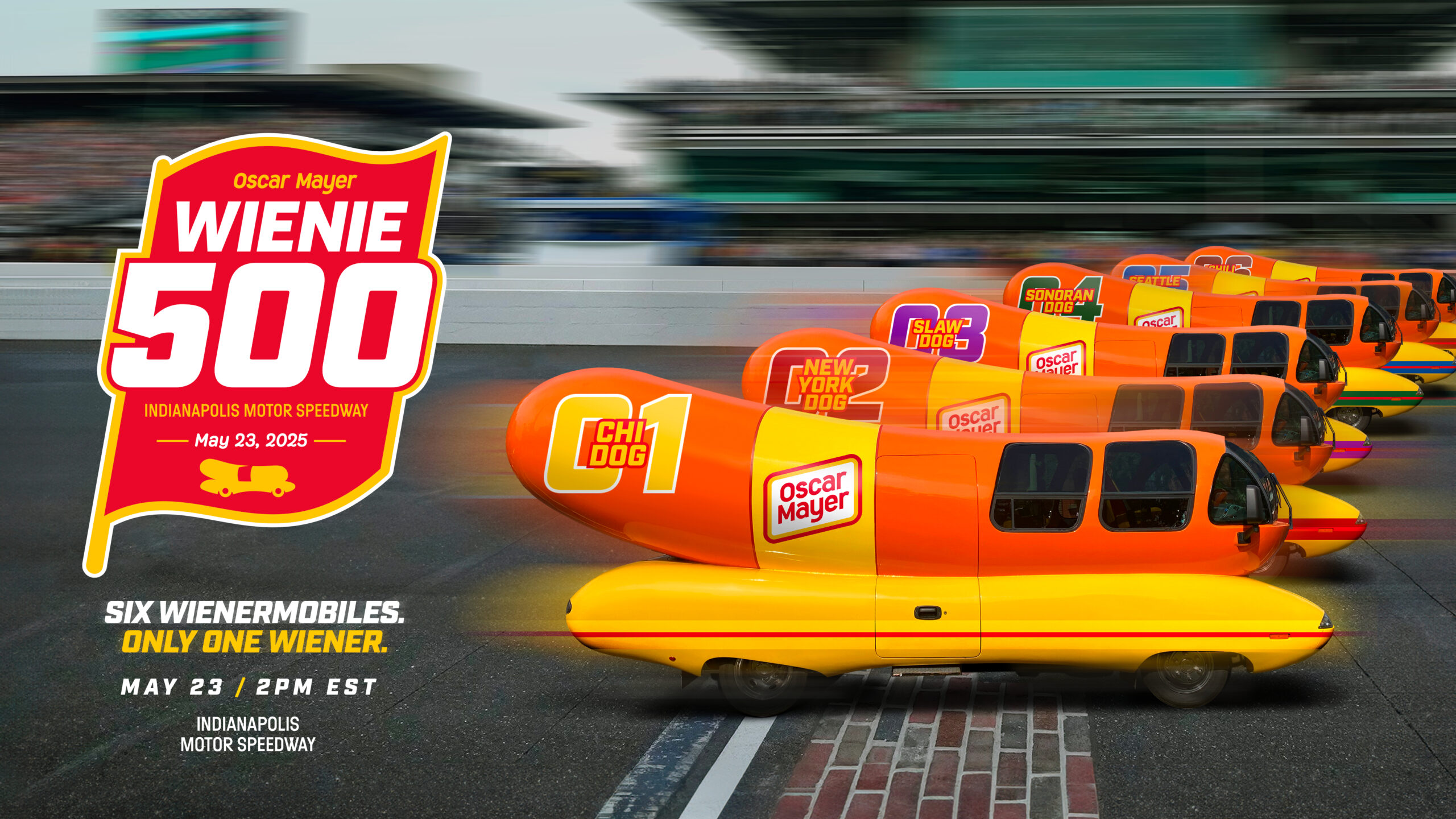 Six Wienermobiles Set to Hit the Brickyard Ahead of the Indy 500 ...