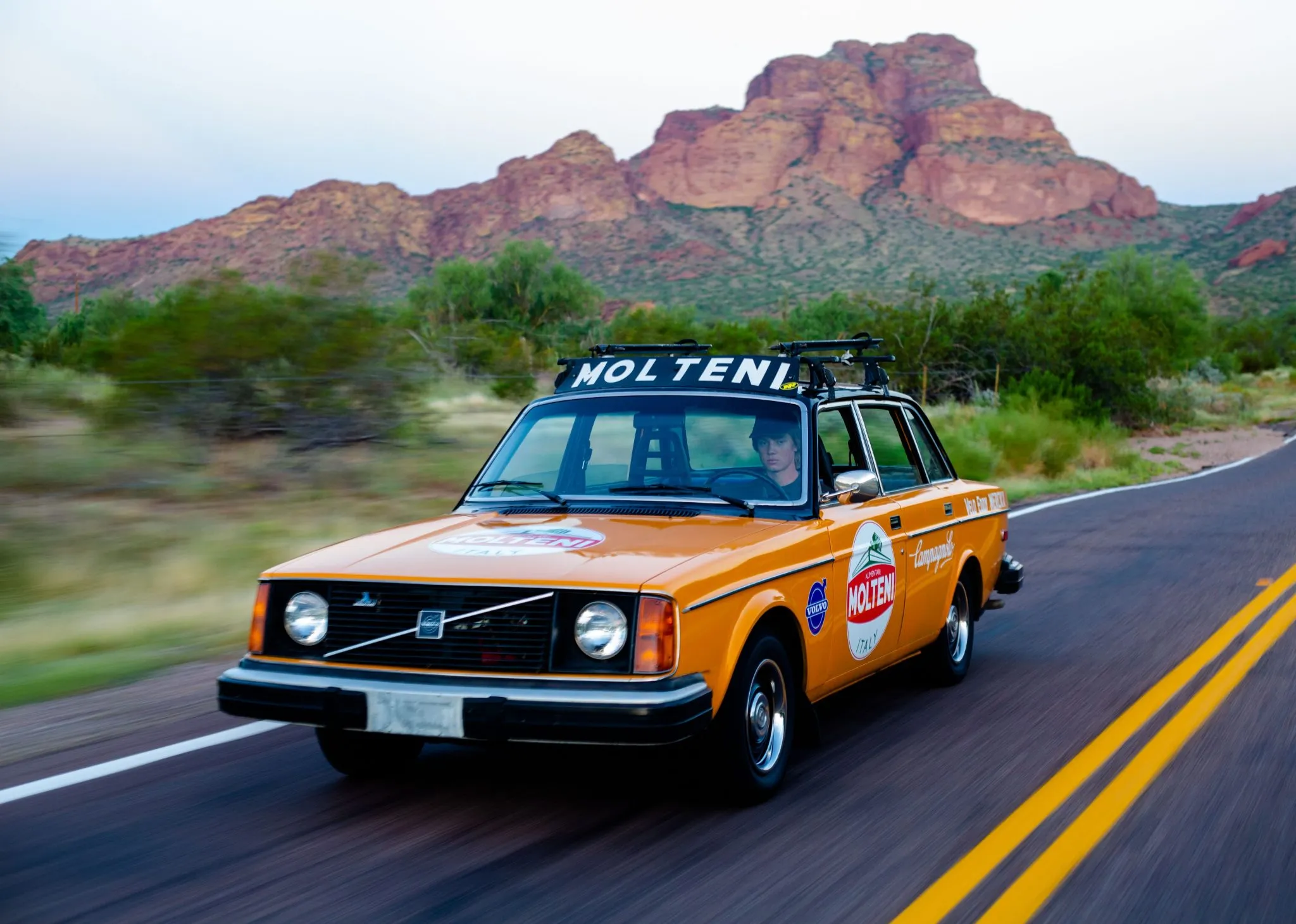 When Orange Volvos Supported the Greatest Road Racing Cyclist of All ...
