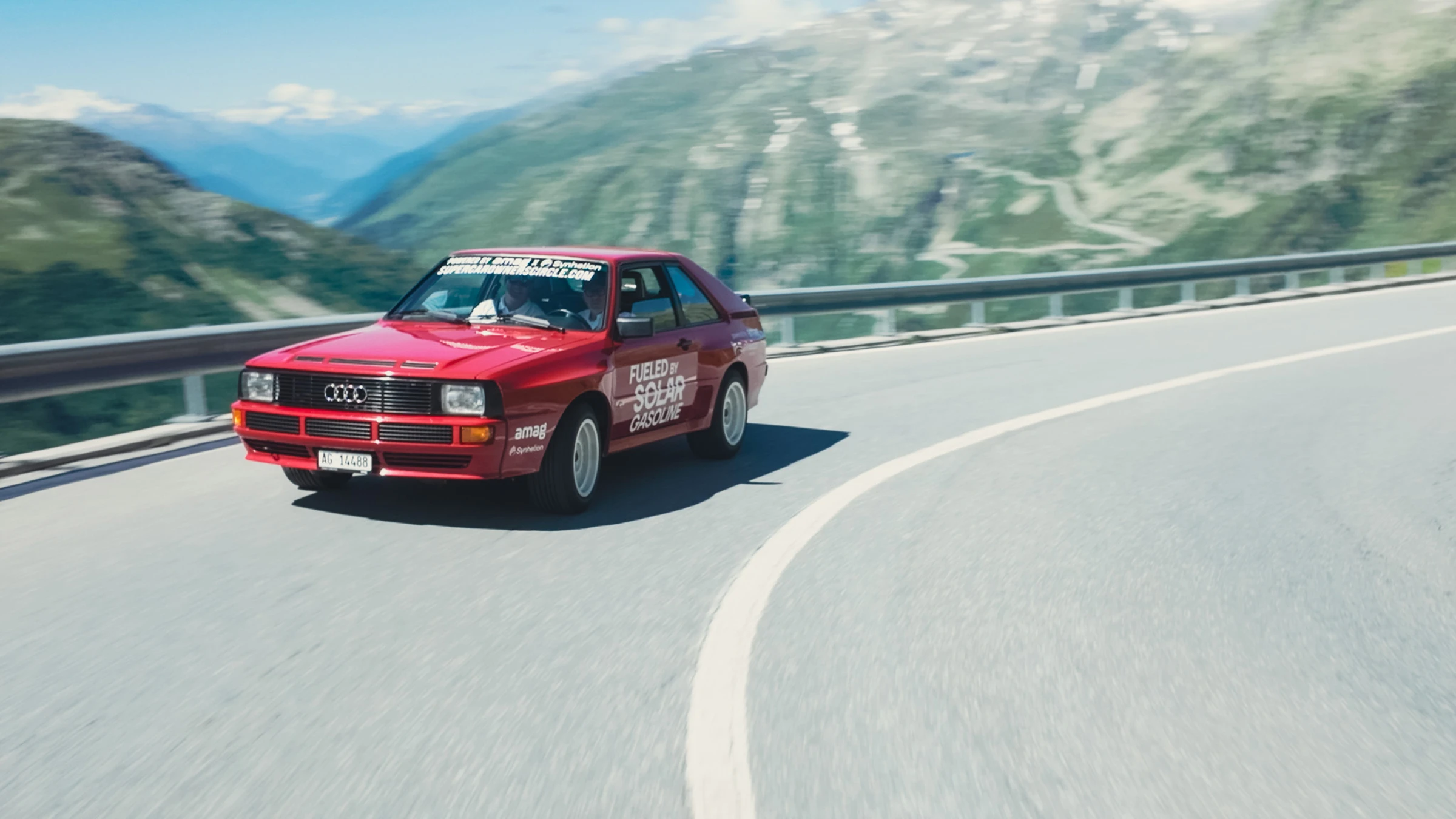 Classic Audi Sport Quattro Climbs a Mountain on Solar Gasoline ...