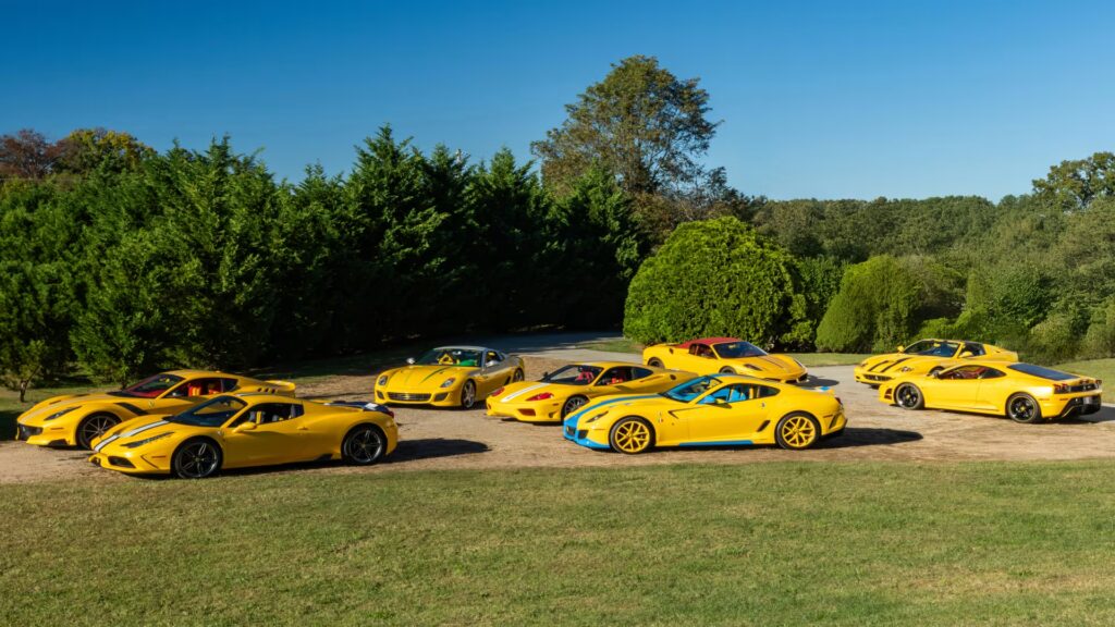 A Very Yellow Ferrari Collection Just Smashed Records in Kissimmee ...