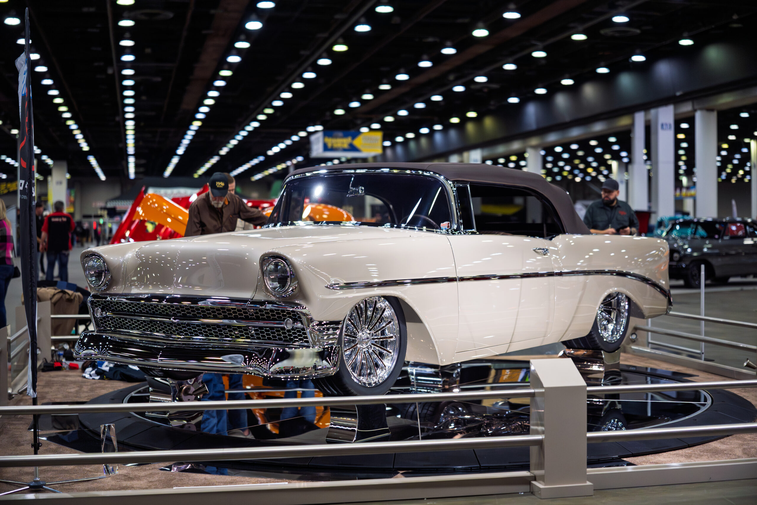 "Elegant Lady," a '56 Chevy Bel Air Convertible, Wins 2026 Ridler Award ...
